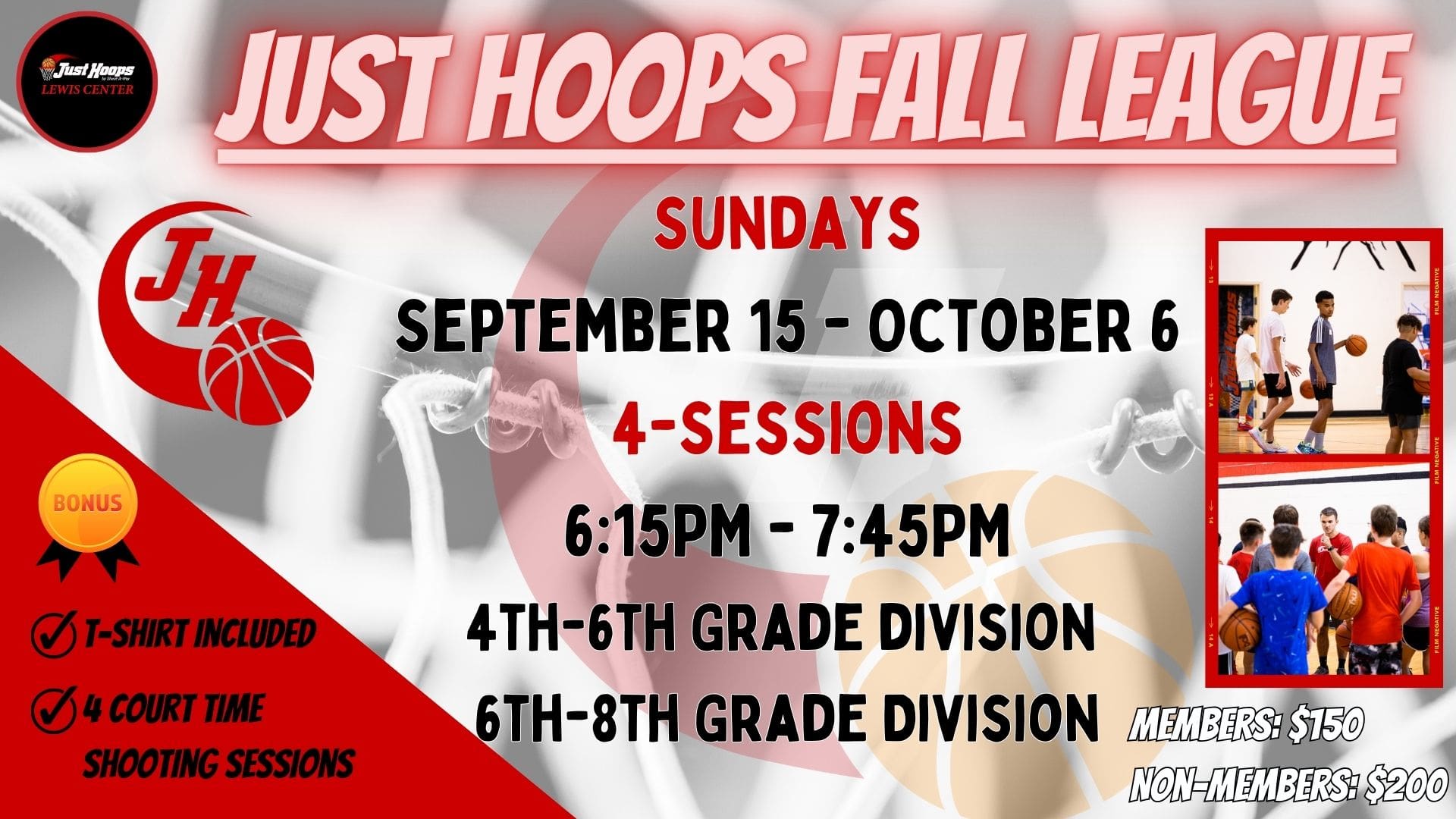 Lewis Center Classes & Clinics - Just Hoops Columbus
