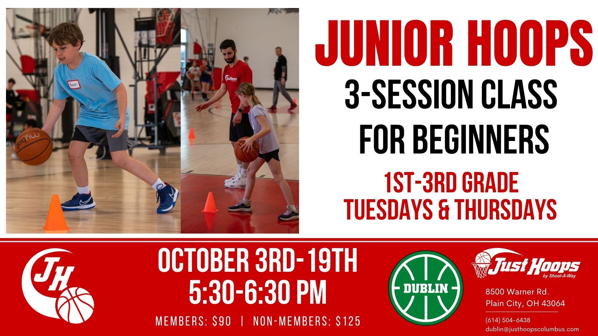 Dublin Classes & Clinics - Just Hoops Columbus