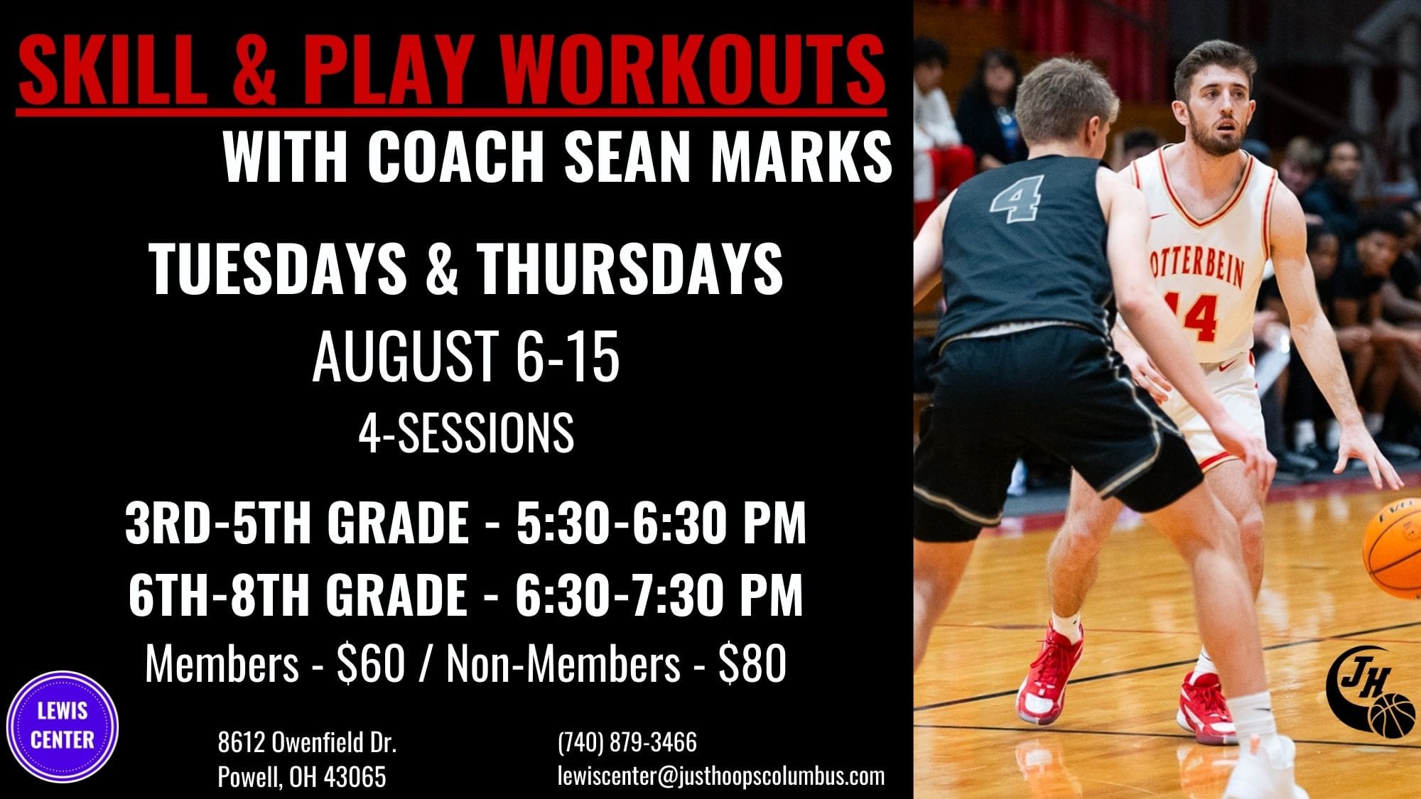Lewis Center Classes & Clinics - Just Hoops Columbus
